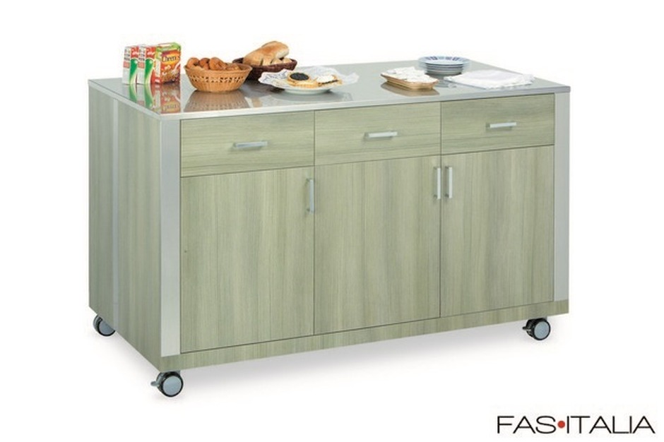 Mobile buffet su ruote 150 cm | Fas Italia